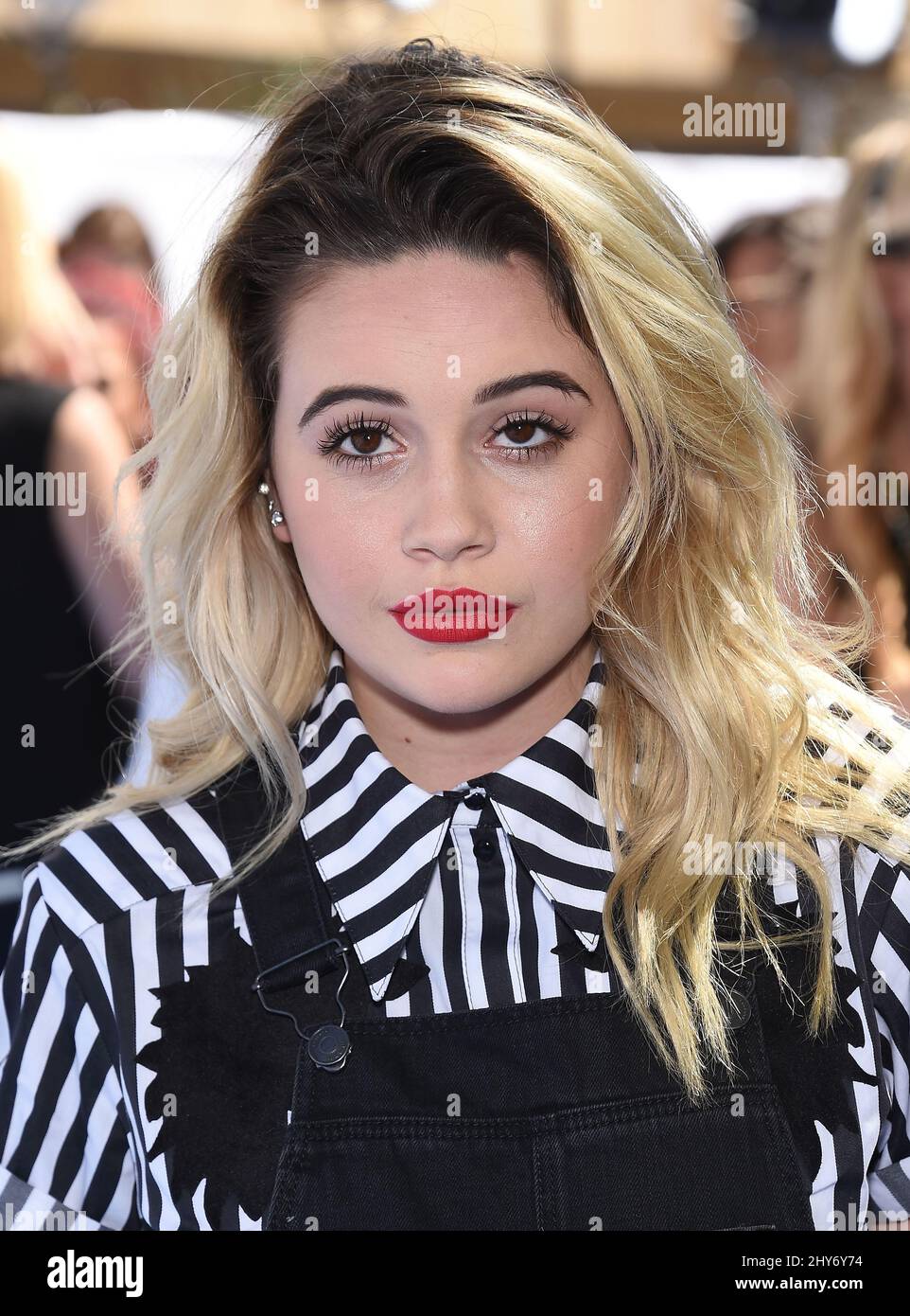 Bea Miller arrives at the 2015 MTV Movie Awards - Arrivals held at the ...