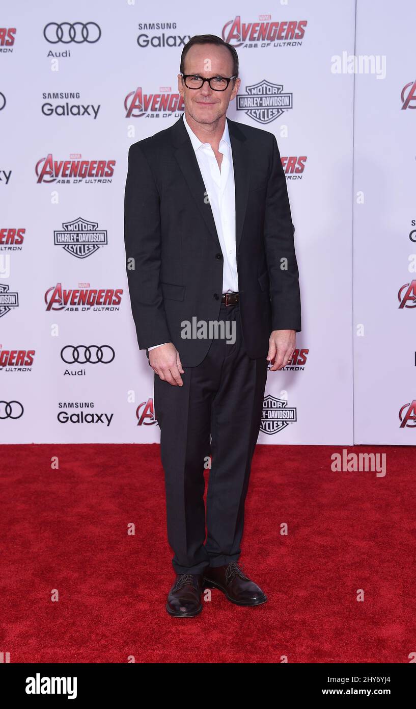 Clark Gregg arriving for the premiere of Avengers: Age of Ultron at the ...