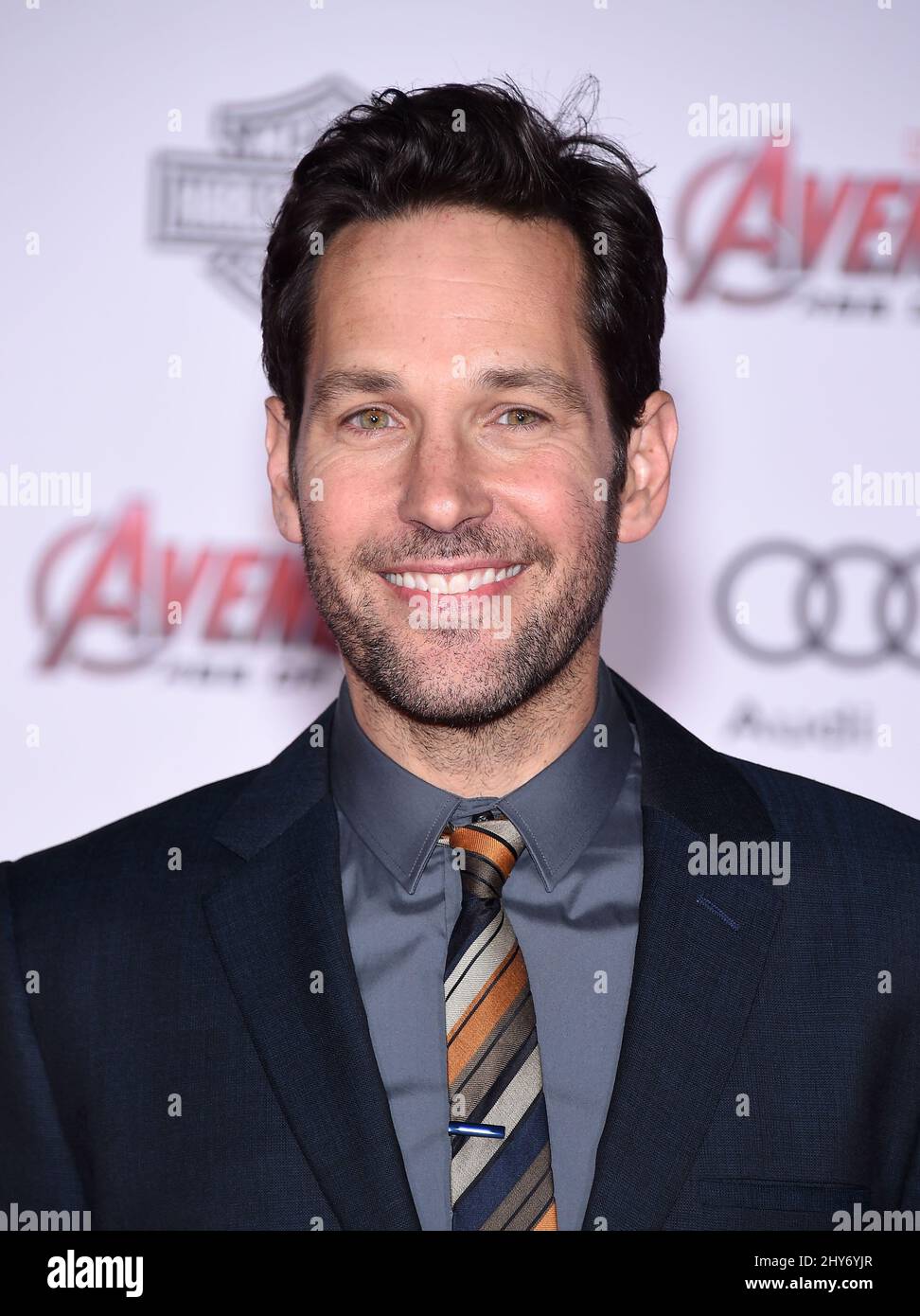 Paul Rudd arriving for the premiere of Avengers: Age of Ultron at the ...