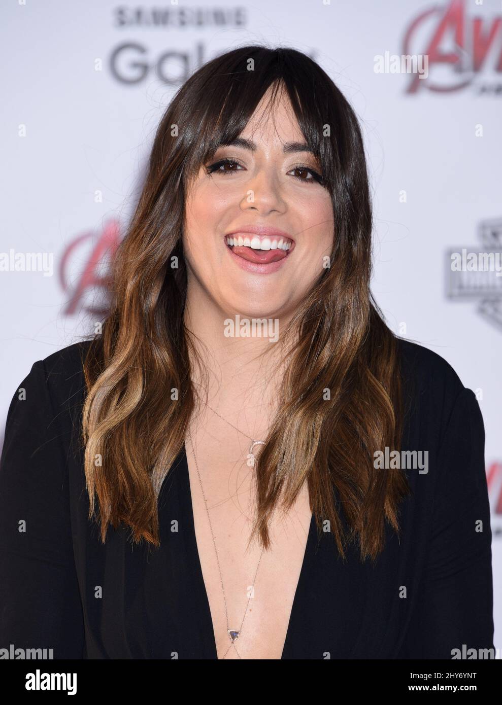 Chloe Bennet arriving for the premiere of Avengers: Age of Ultron at ...