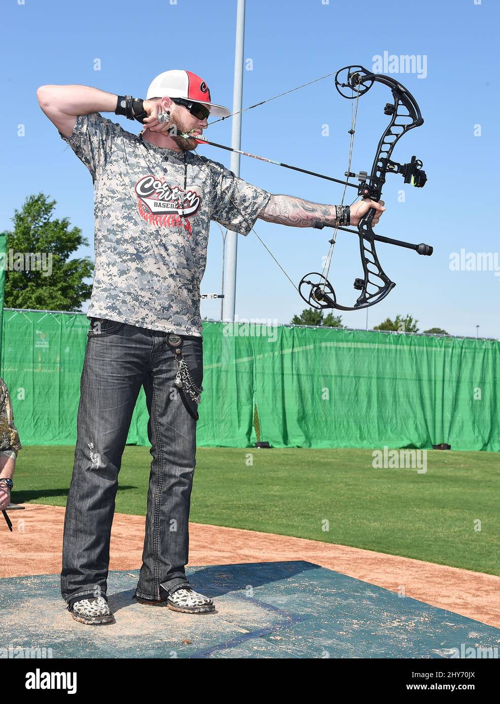 Luke Bryan Shooting A Bow