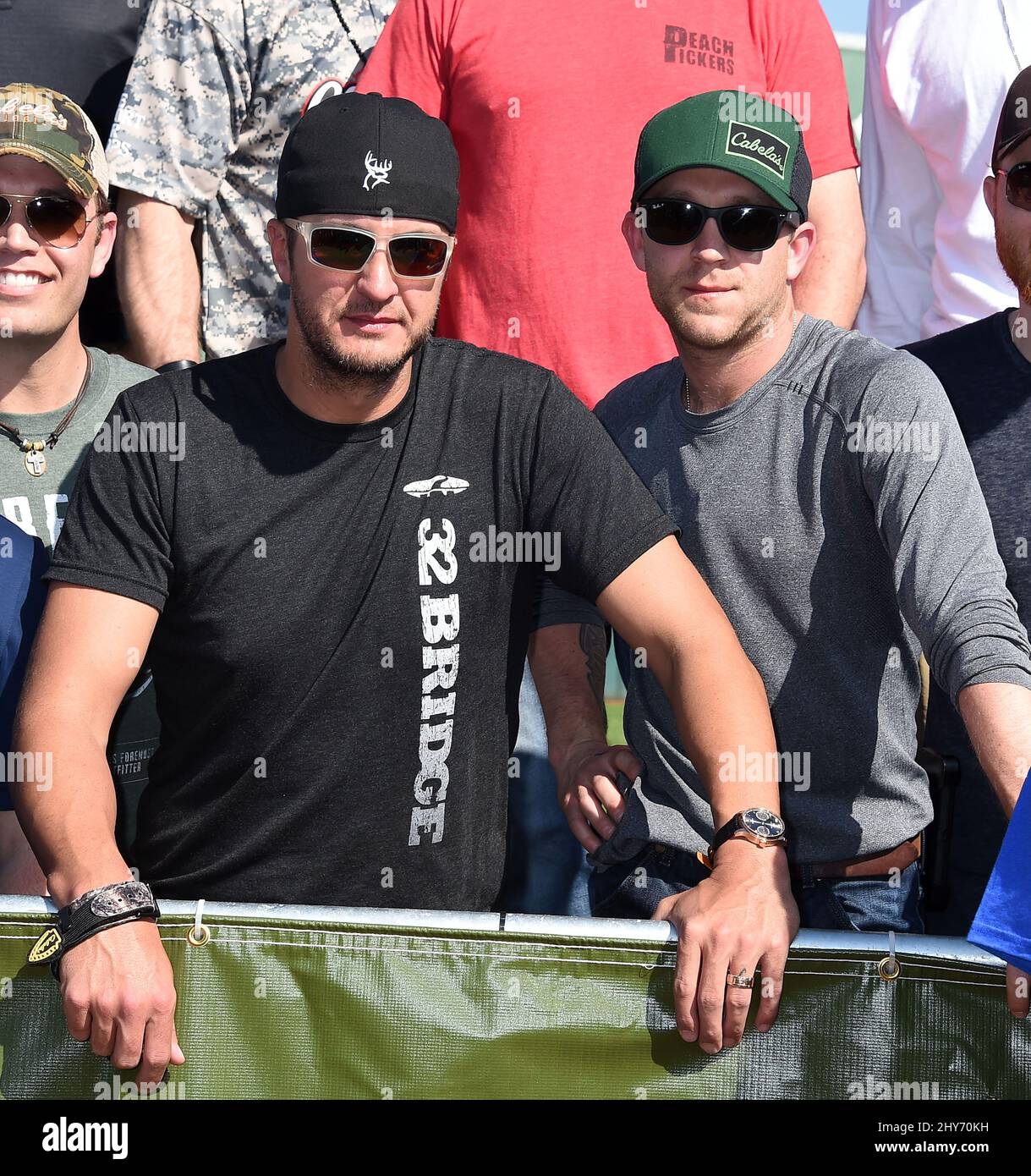 Luke Bryan and Justin Moore attending the 3rd Annual ACM & Cabela's ...