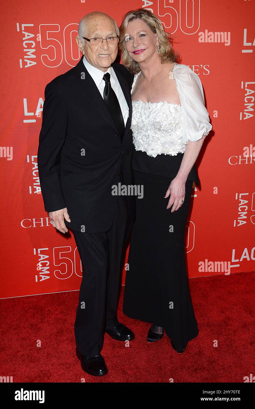 Norman Lear and Lyn Lear attending LACMA's 50th Anniversary Gala in Los ...