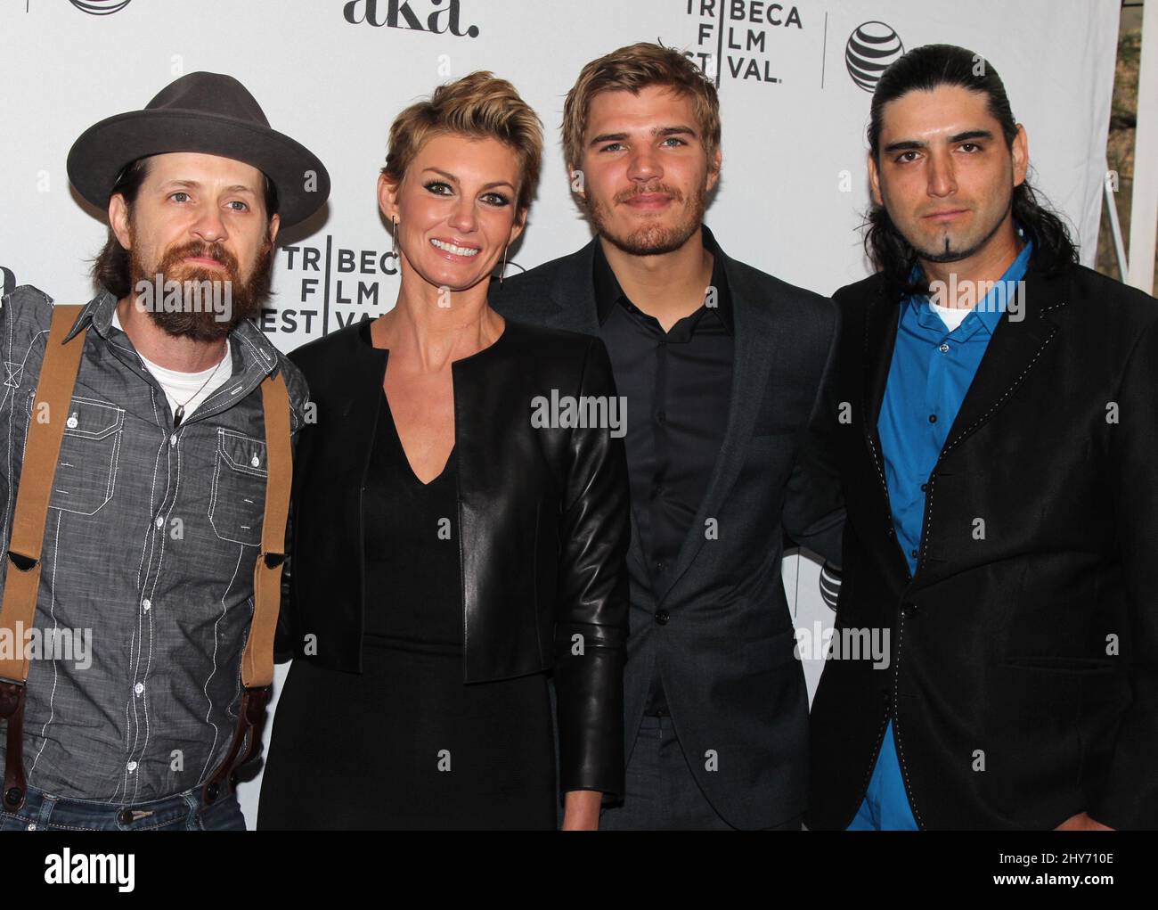 Brad Carter, Faith Hill, Chris Zylka and Pedro Anaya Perez attending ...