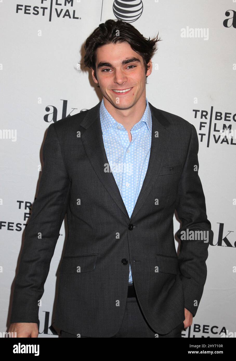RJ Mitte attending the 2015 Tribeca Film Festival - World Premiere Narrative: "Dixieland" - Held ...