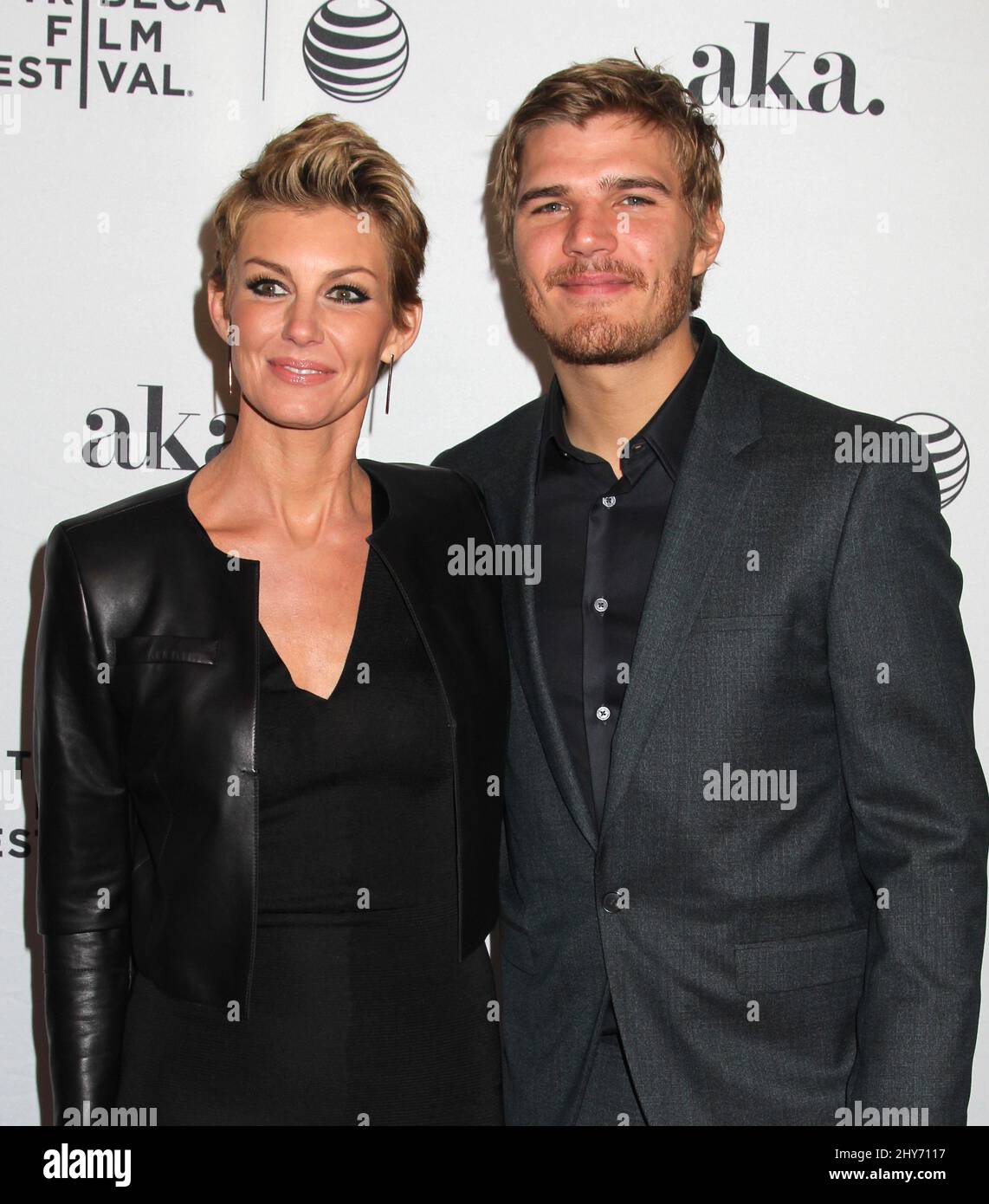 Faith Hill and Chris Zylka attending the 2015 Tribeca Film Festival ...