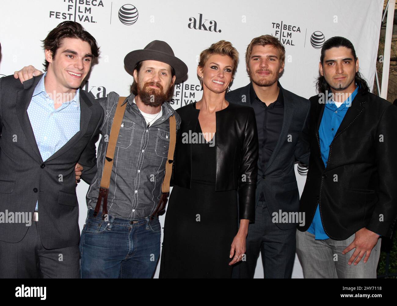 RJ MItte, Brad Carter, Faith Hill, Chris Zylka and Pedro Anaya P ...