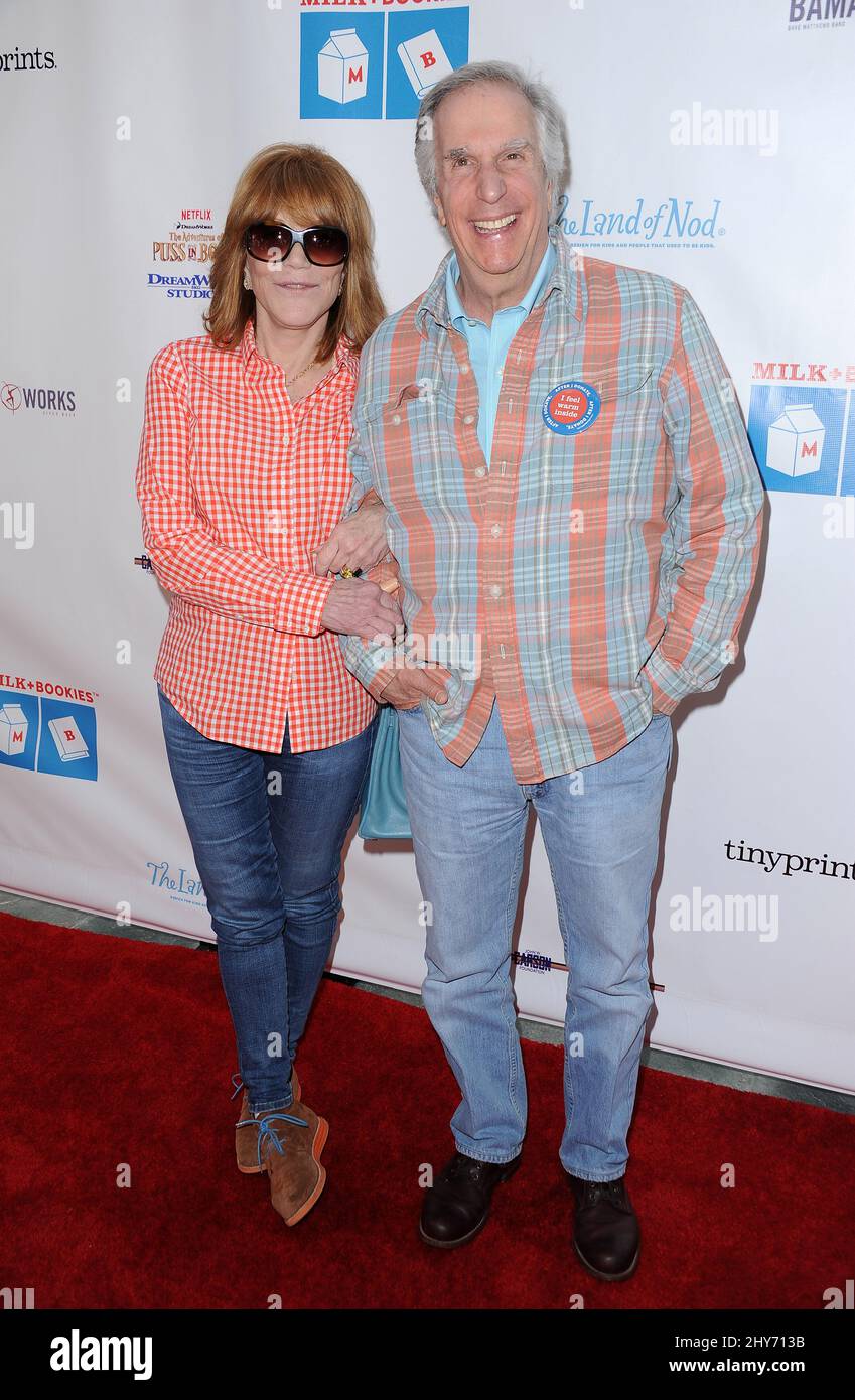 Henry Winkler, Stacey Weitzman attending the Milk+Bookies Sixth Annual ...