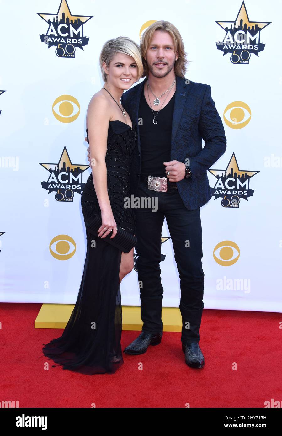 Craig Wayne Boyd & Taylor Boyd attending the 50th Academy of Country ...