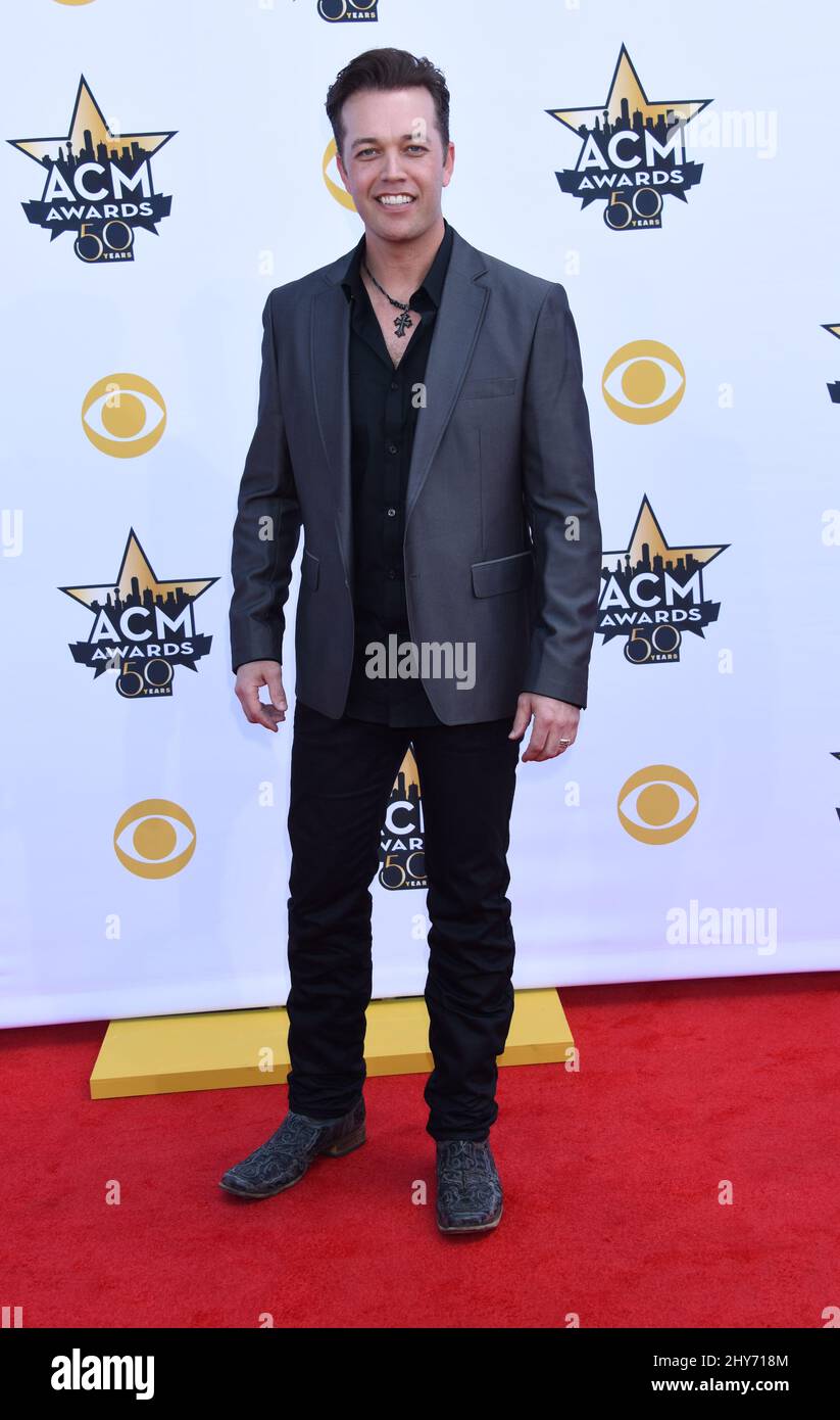 Lucas Hoge attending the 50th Academy of Country Music Awards held at ...
