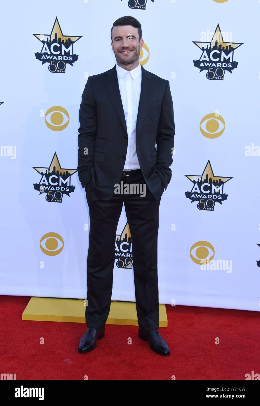 Sam Hunt attending the 50th Academy of Country Music Awards held at AT ...