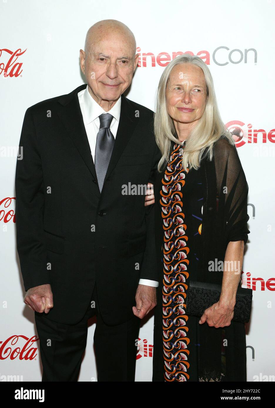 Alan Arkin, Suzanne Newlander Arkin attending the CinemaCon Big Screen ...