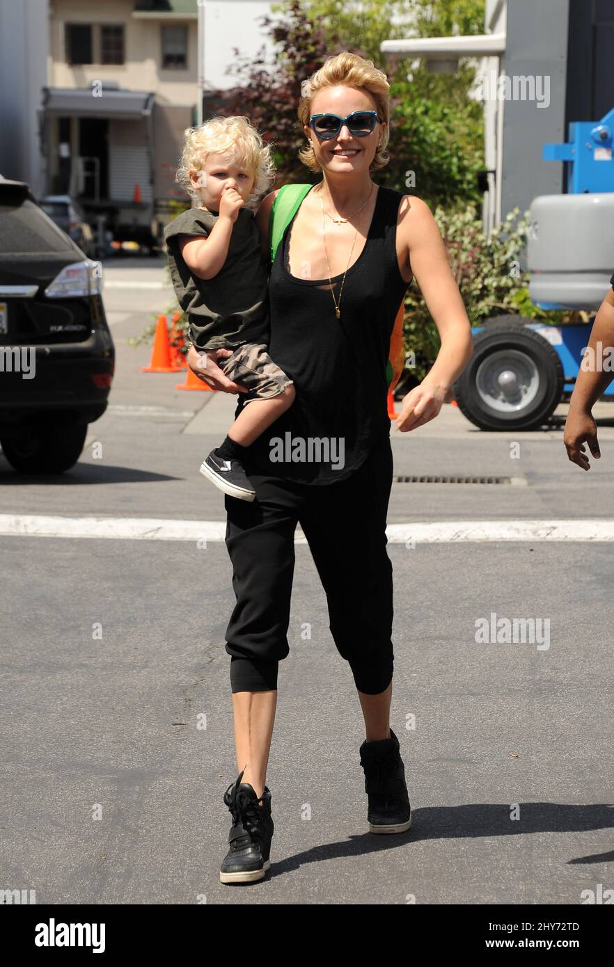 Malin akerman and sebastian zincone hi-res stock photography and images ...