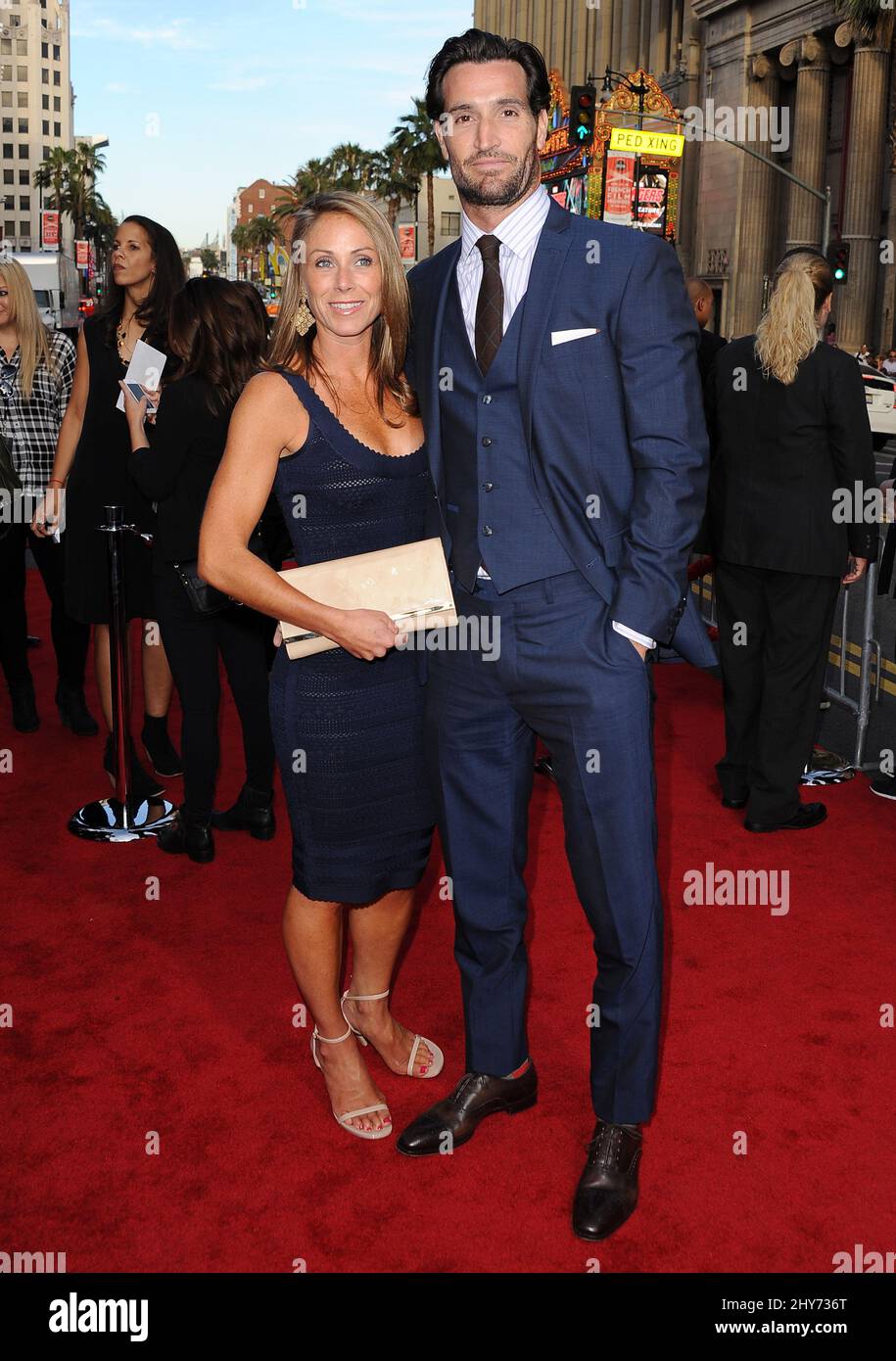 Matthew Del Negro, Deirdre Whelan Del Negro attending the premiere of ...