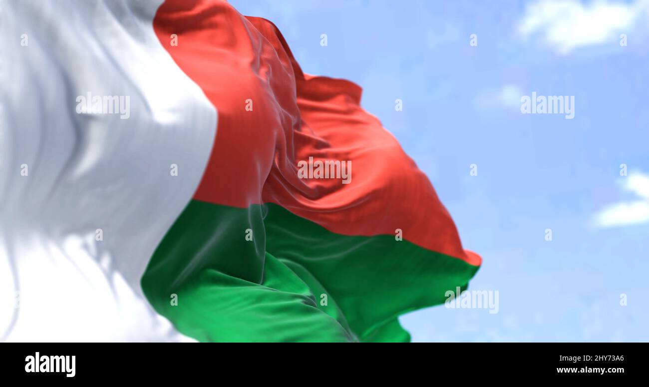 Malagasi flag hi-res stock photography and images - Alamy