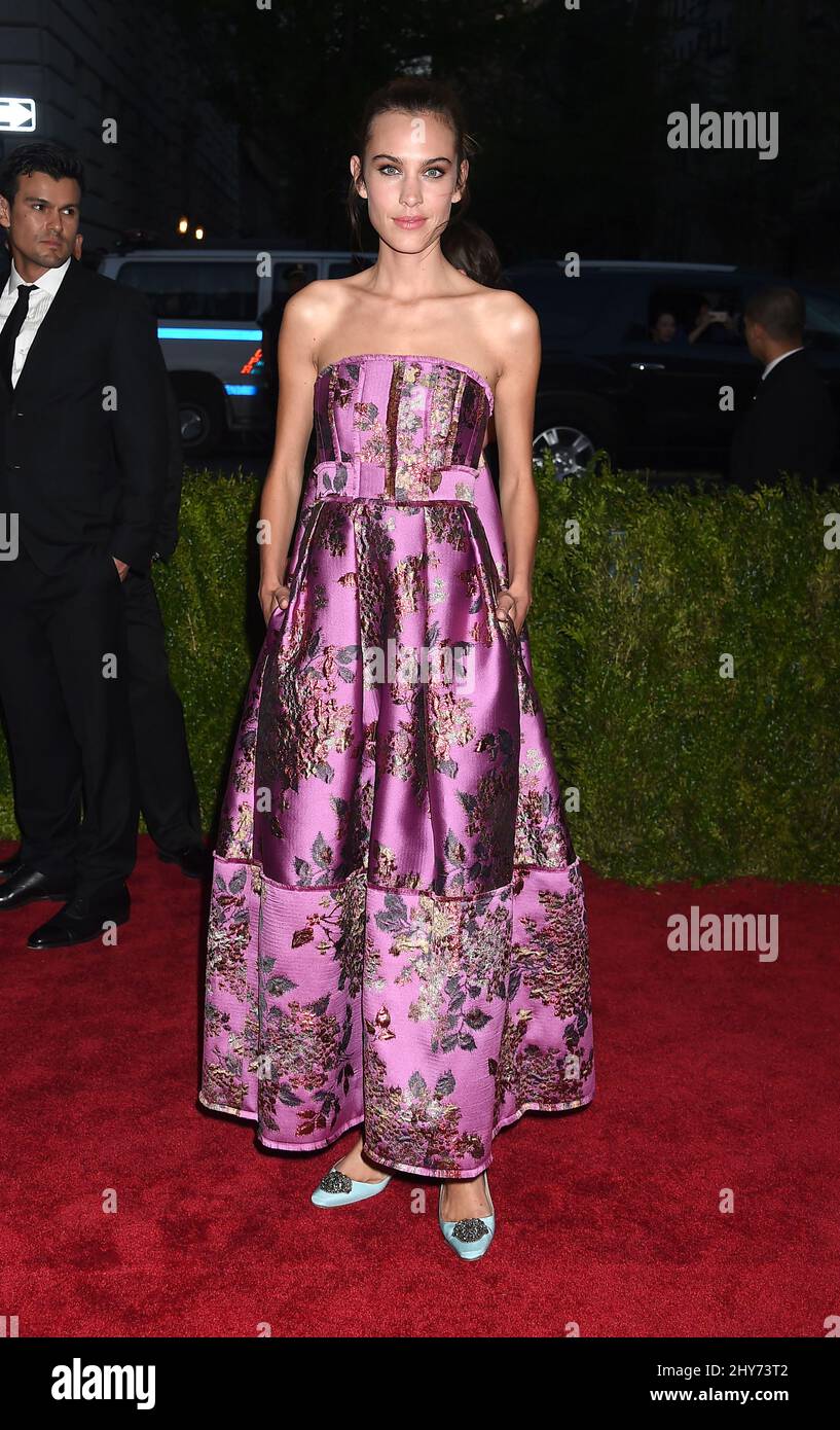 Alexa Chung attending The Metropolitan Museum of Art Met Gala, in New ...