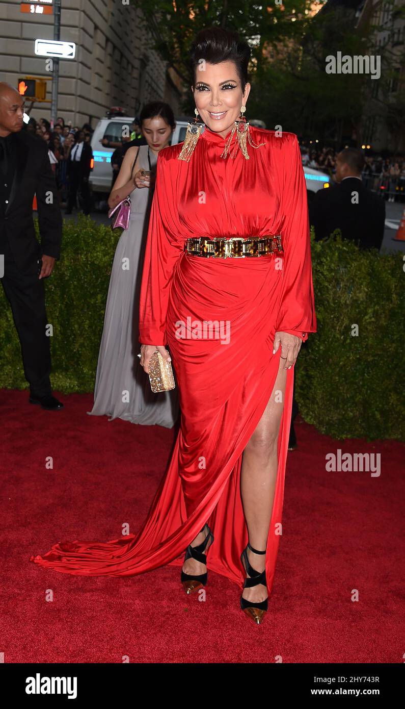 Kris Jenner attending The Metropolitan Museum of Art Met Gala, in New ...