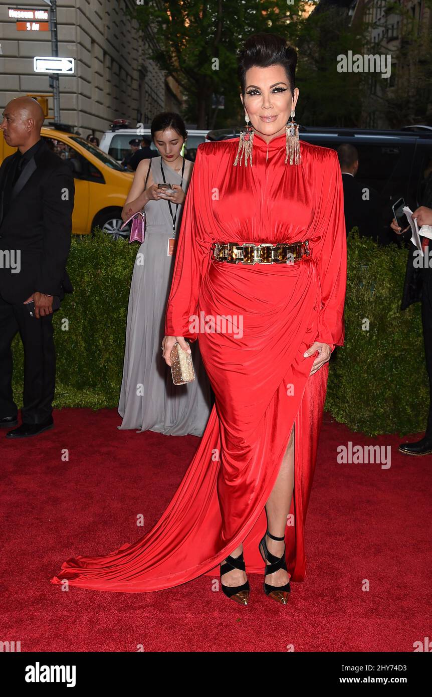 Kris Jenner attending The Metropolitan Museum of Art Met Gala, in New ...