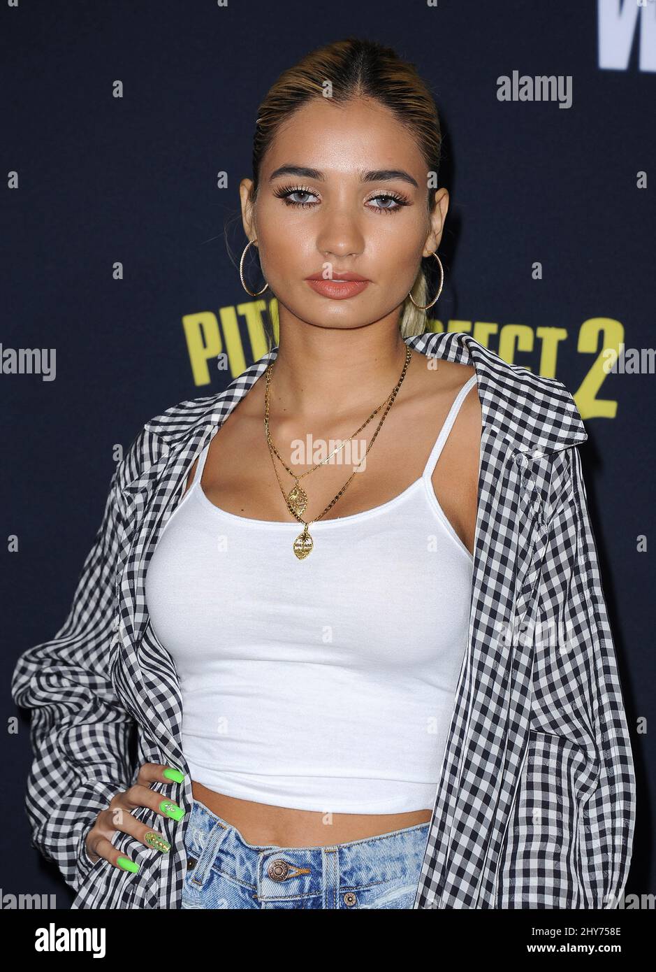 Pia Mia attending the world premiere of Pitch Perfect 2 in Los Angeles ...