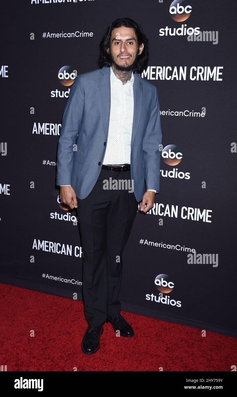 Richard Cabral attending the American Crime ATAS Event held on Stage 6 ...