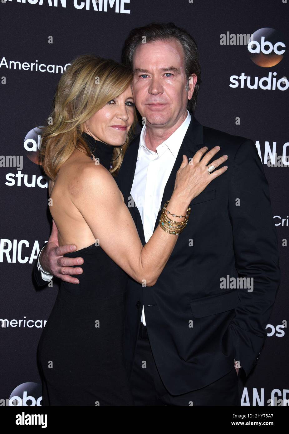 Felicity Huffman and Timothy Hutton attending the American Crime ATAS ...