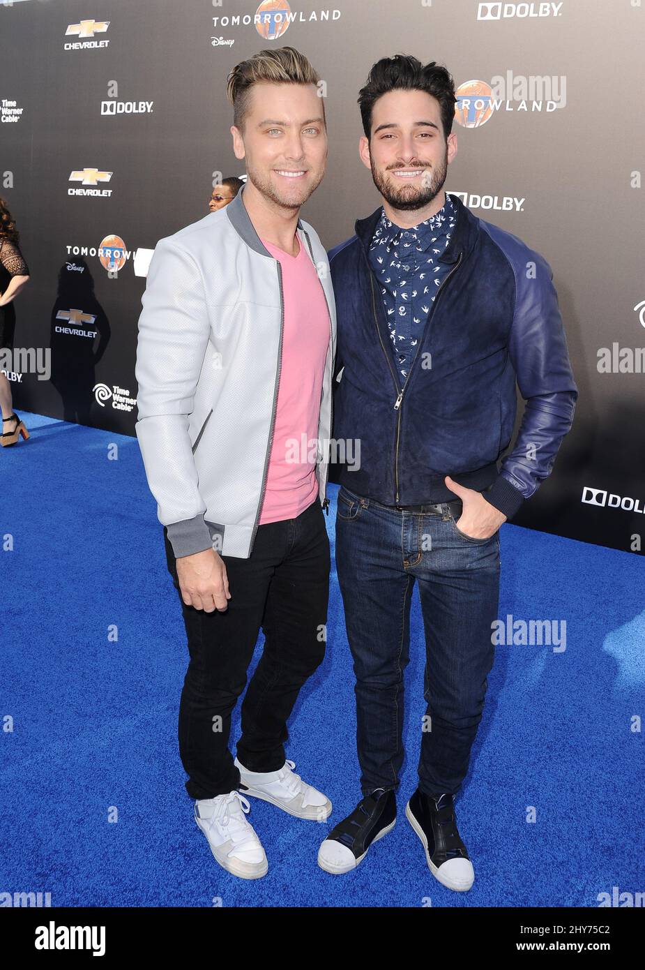 Lance Bass, Michael Turchin attending the "Tomorrowland" World Premiere ...