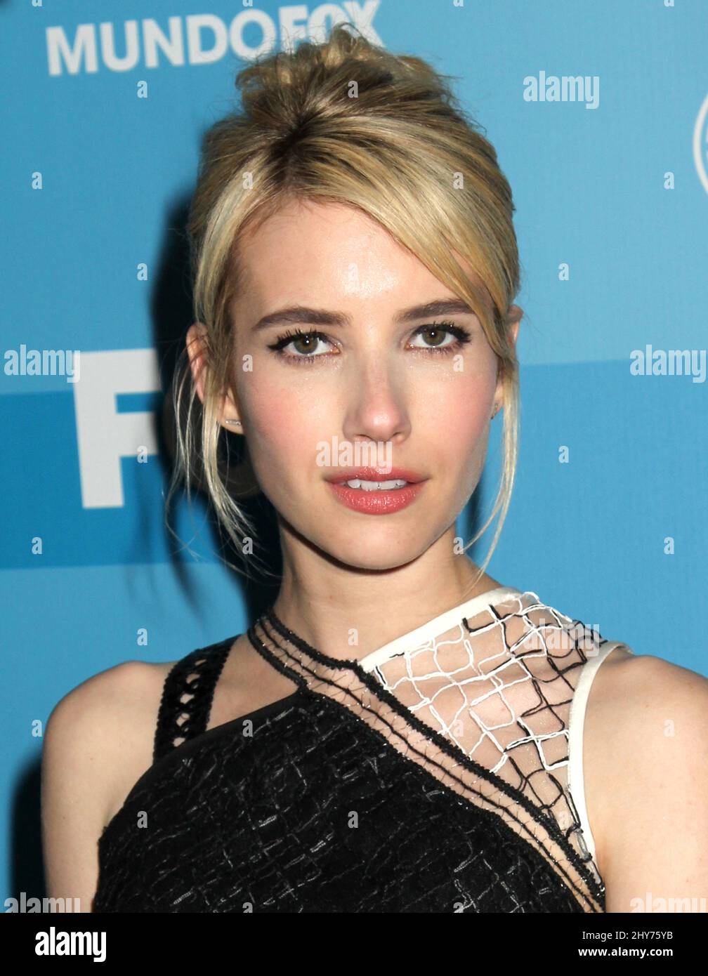 Emma Roberts attending the 2015 Fox Upfront Presentation in New York ...