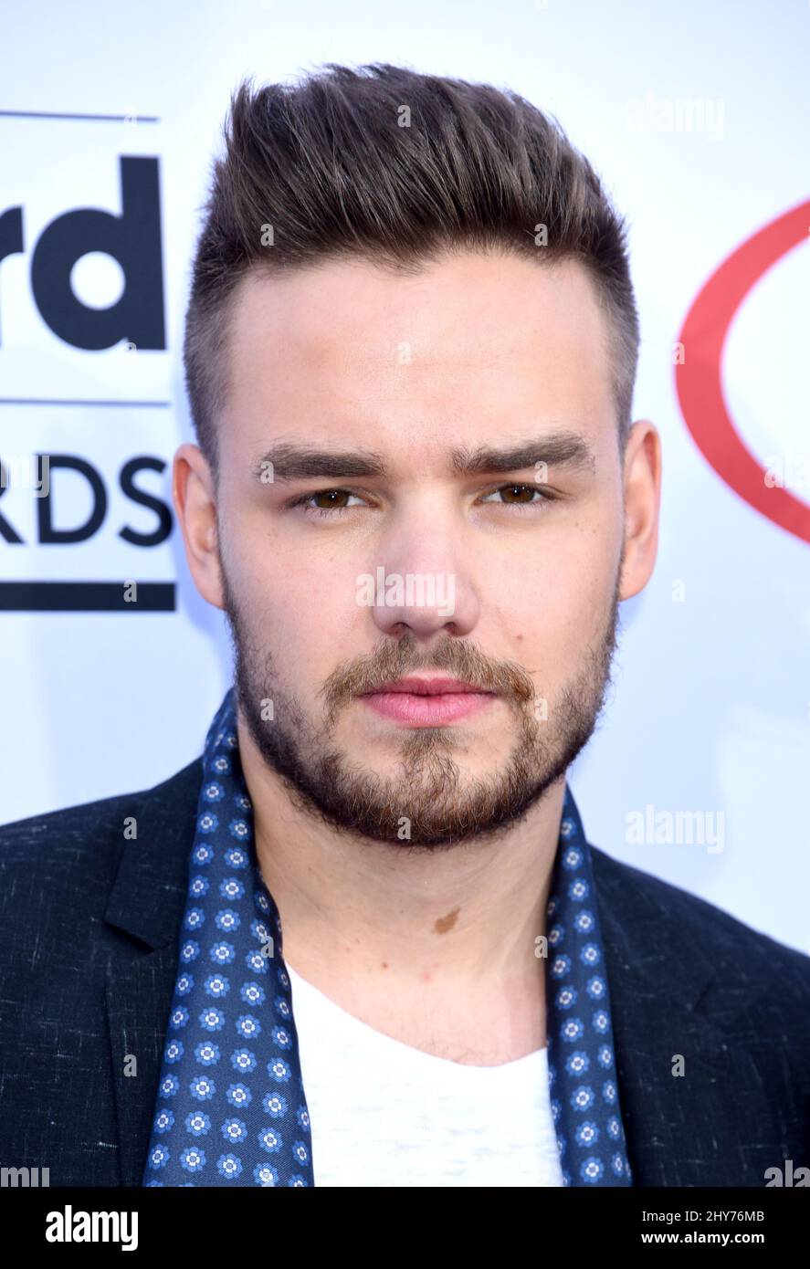 Liam Payne arriving at the 2015 Billboard Music Awards held at the MGM Grand Garden Arena Stock ...