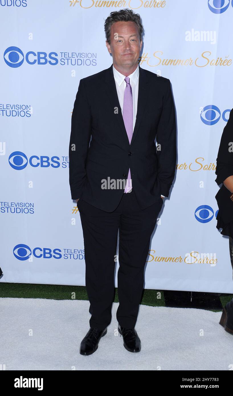 Matthew Perry attending the CBS Summer Soiree held at The London Hotel ...