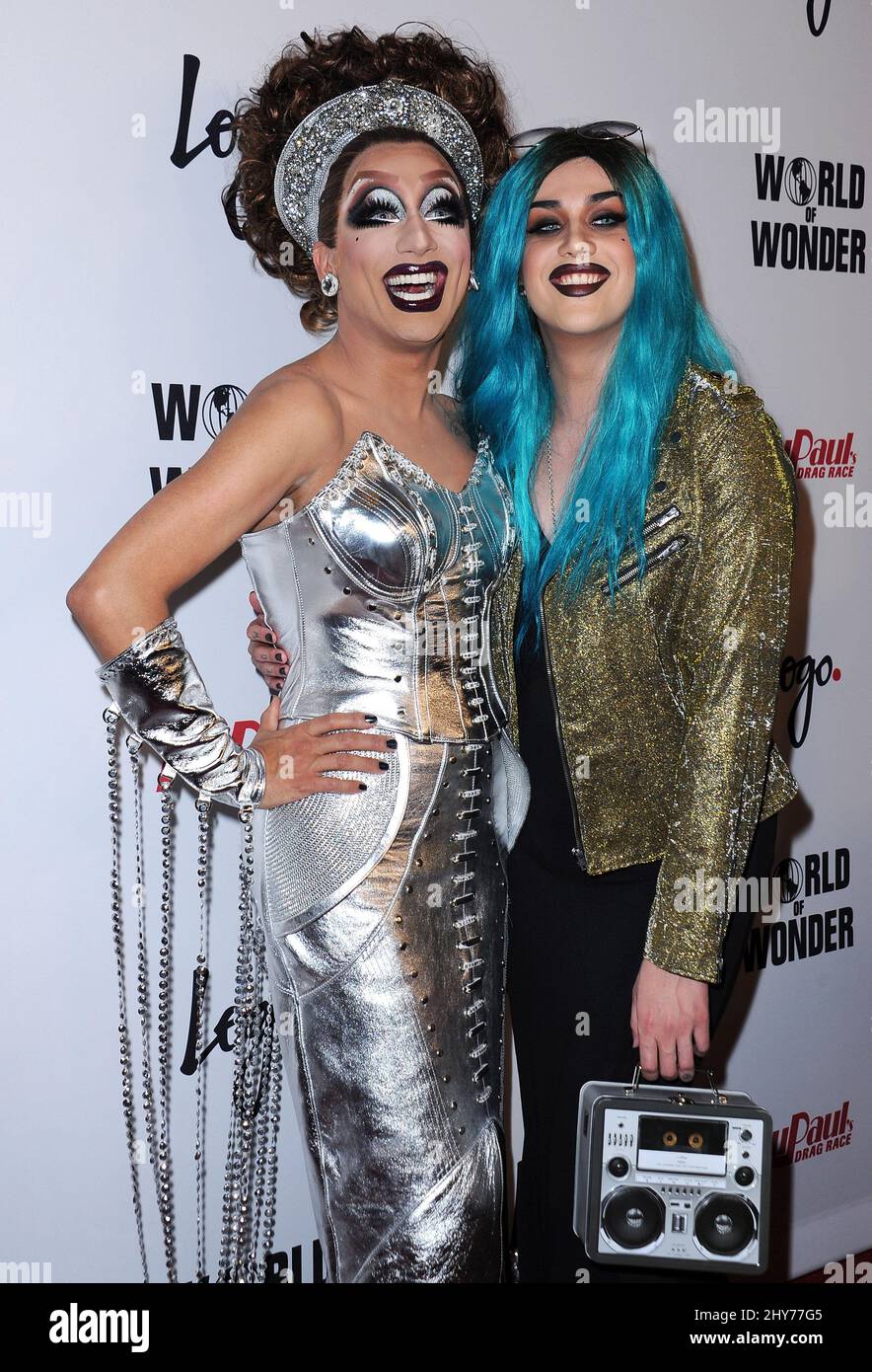 Bianca Del Rio, Adore Delano RuPaul's Drag Race Season 7 Finale held at Orpheum Theatre Stock ...