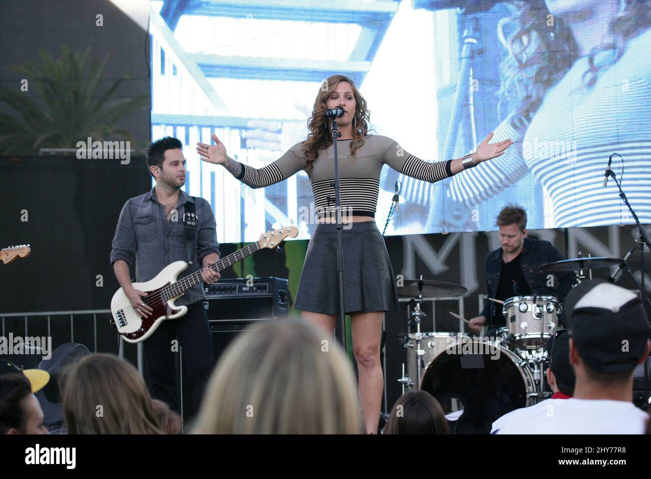 Cassadee Pope performs at PBR Cowboy Spring Break, MGM Resorts Village ...