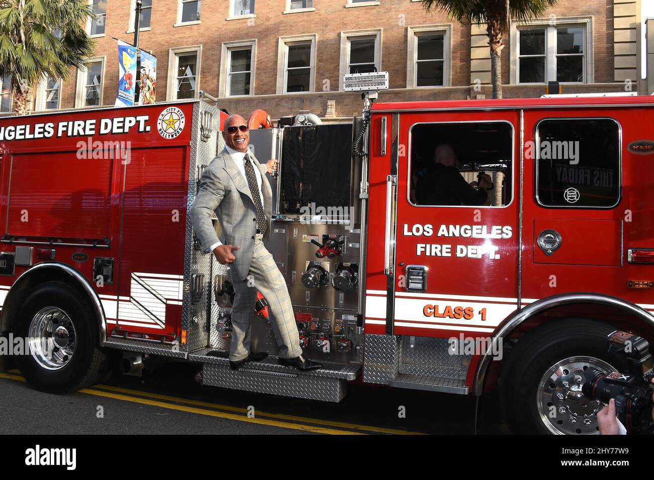 Dwayne Johnson attending the "San Andreas" premiere held at the TCL ...