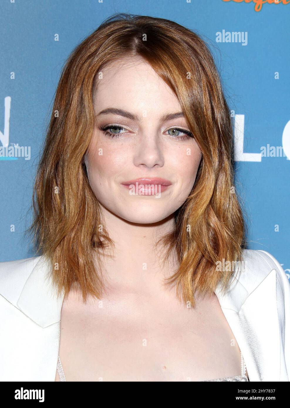 Emma Stone attending the "Aloha" premiere held at The London West ...