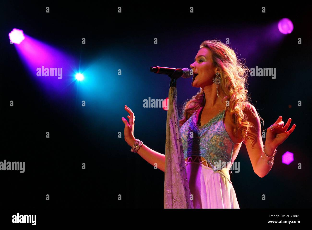 Joss Stone performing during the Rock in Rio USA at the MGM Resorts ...