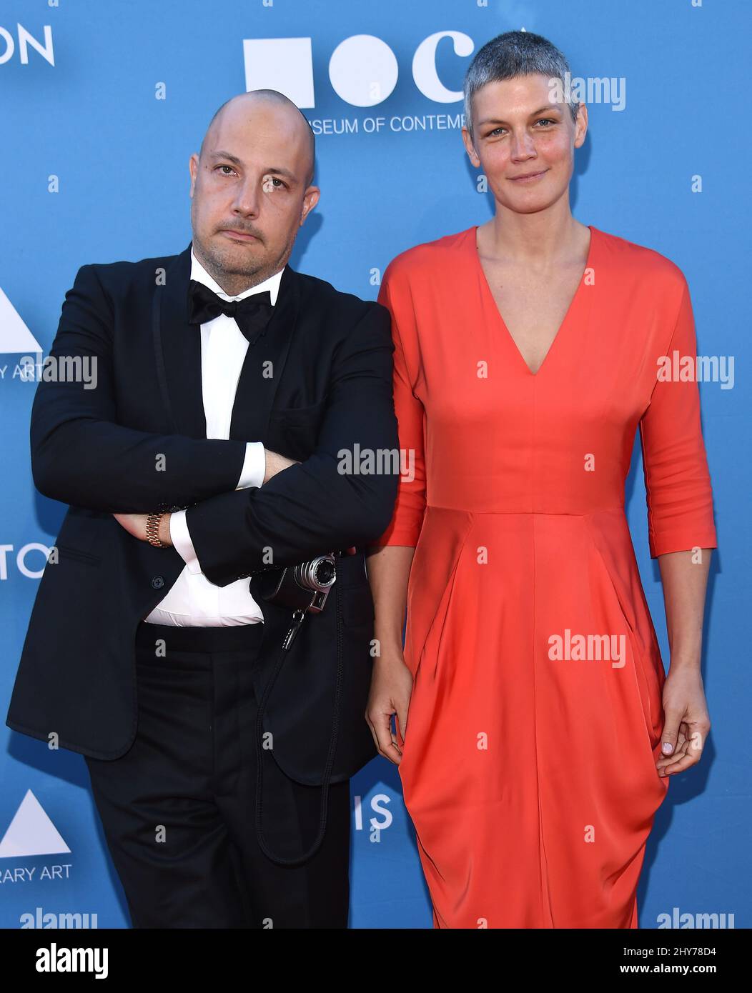 Stefan Simchowitz and Rosie Riedl attending the MOCA Annual Gala 2015 ...
