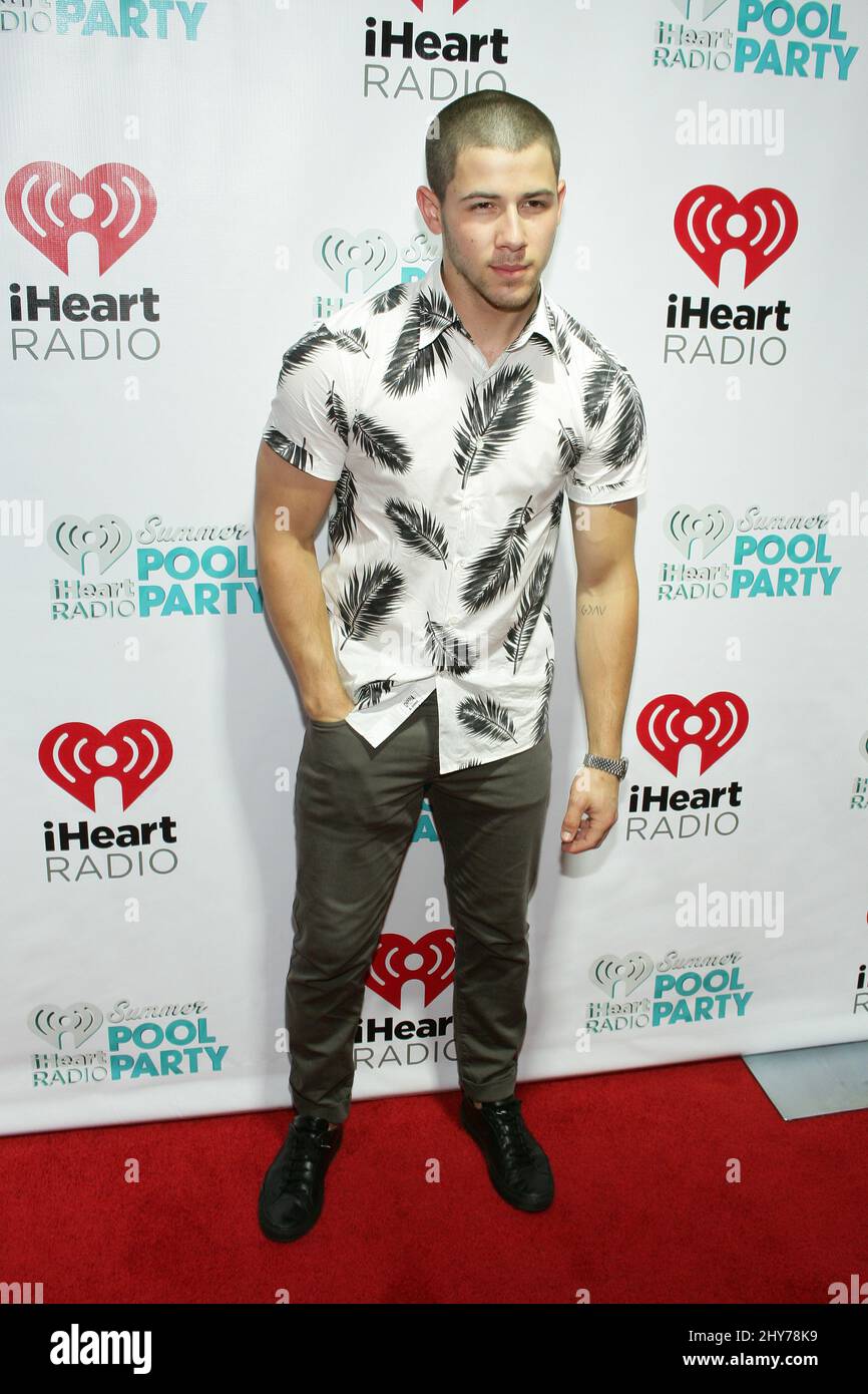 Nick Jonas during the IHeart Radio Summer Pool Party, Caesars Palace ...
