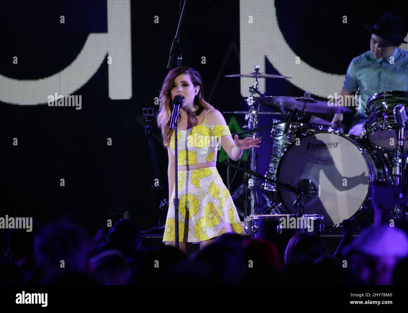 Sydney Sierota, Echosmith during the IHeart Radio Summer Pool Party ...