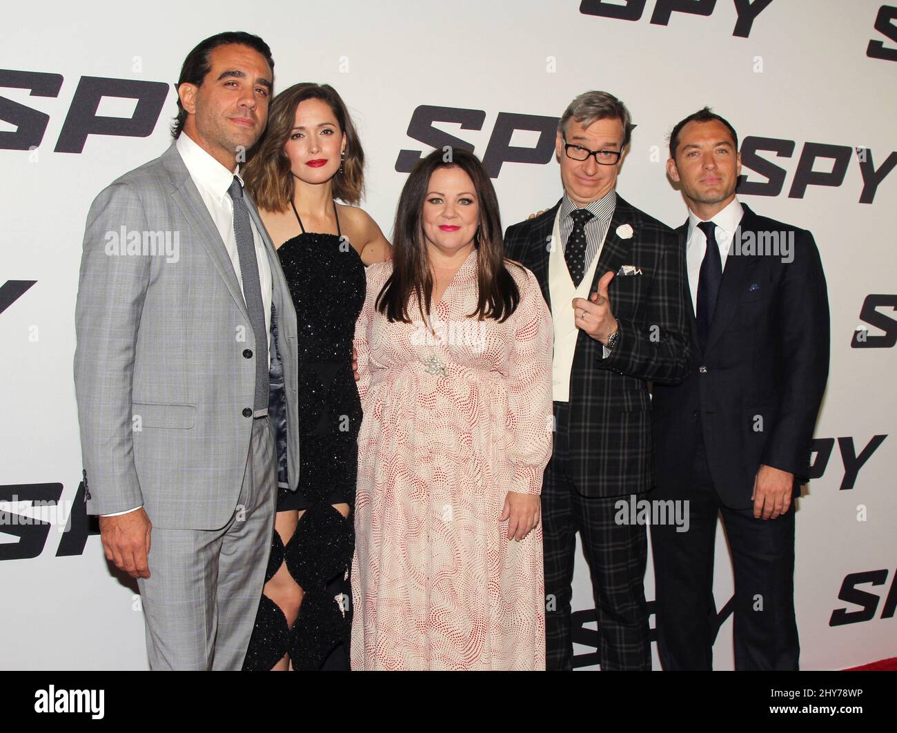 Bobby Cannavale, Rose Byrne, Melissa McCarthy, Paul Feig and Jud attends the "Spy" New York ...