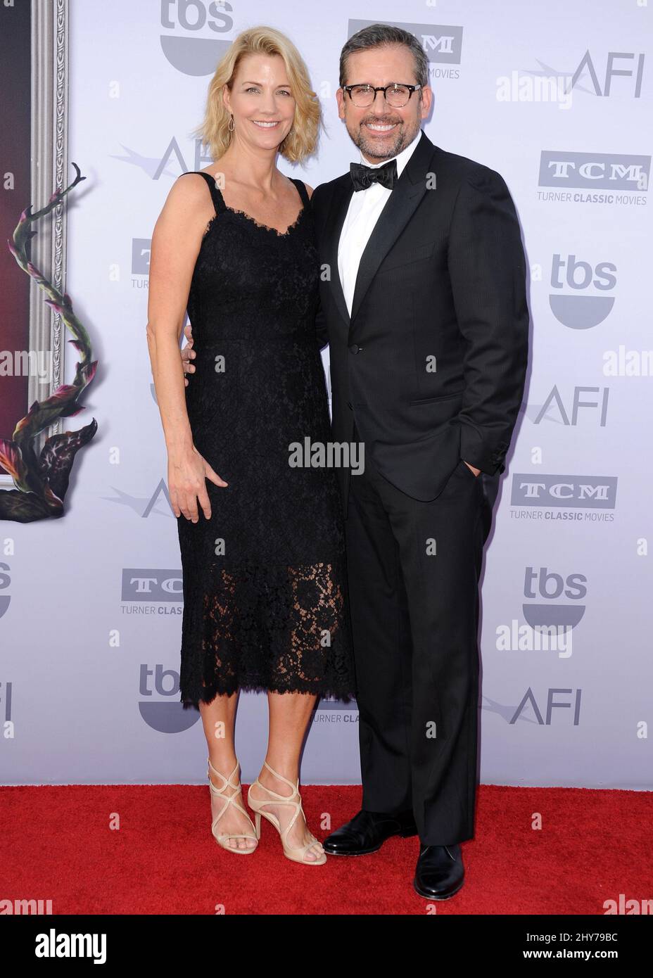 Steve Carell, Nancy Carell attending the AFI Life Achievement Award ...