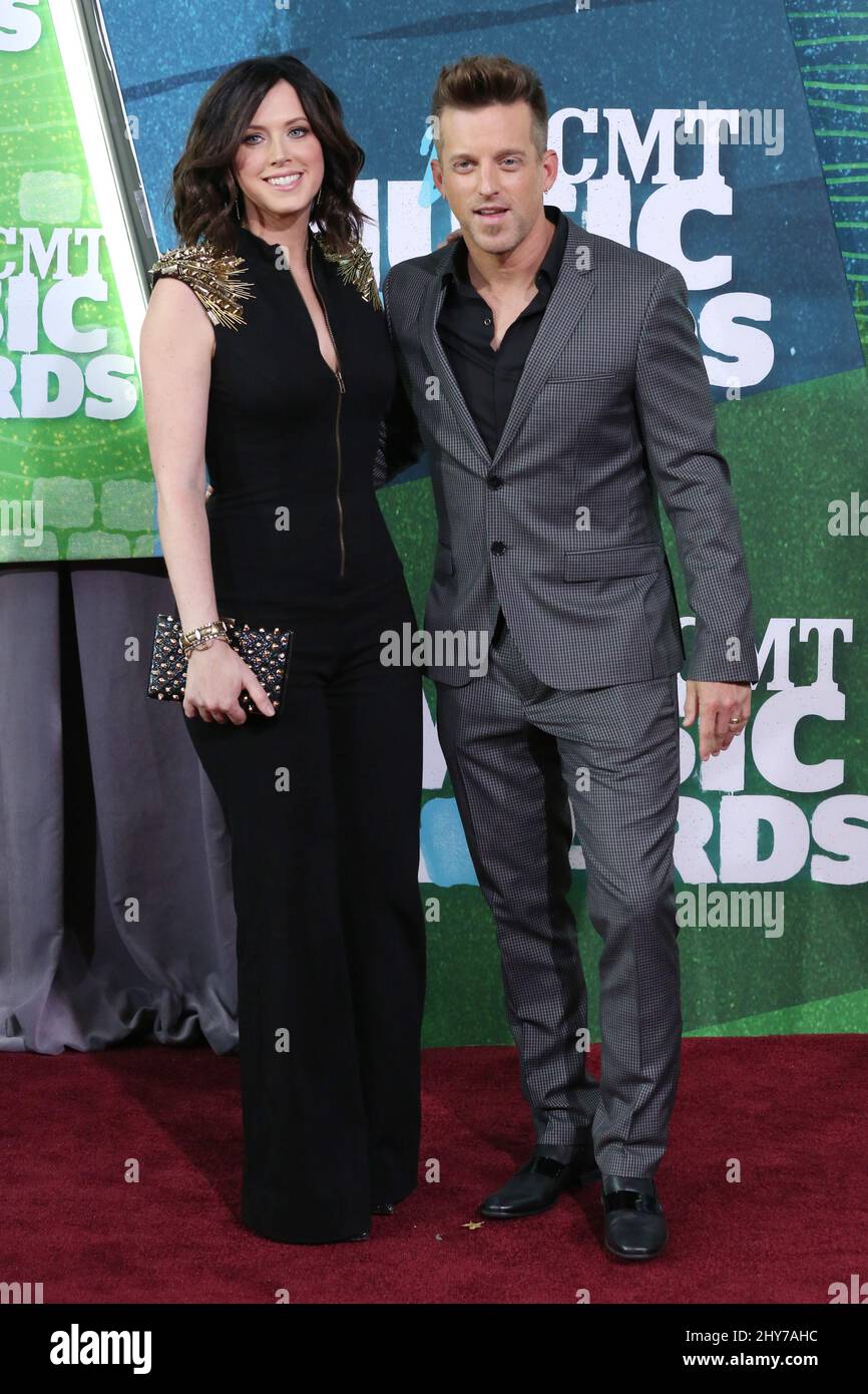 Keifer Thompson,Shawna Thompson,Thompson Square attending the 2015 CMT ...