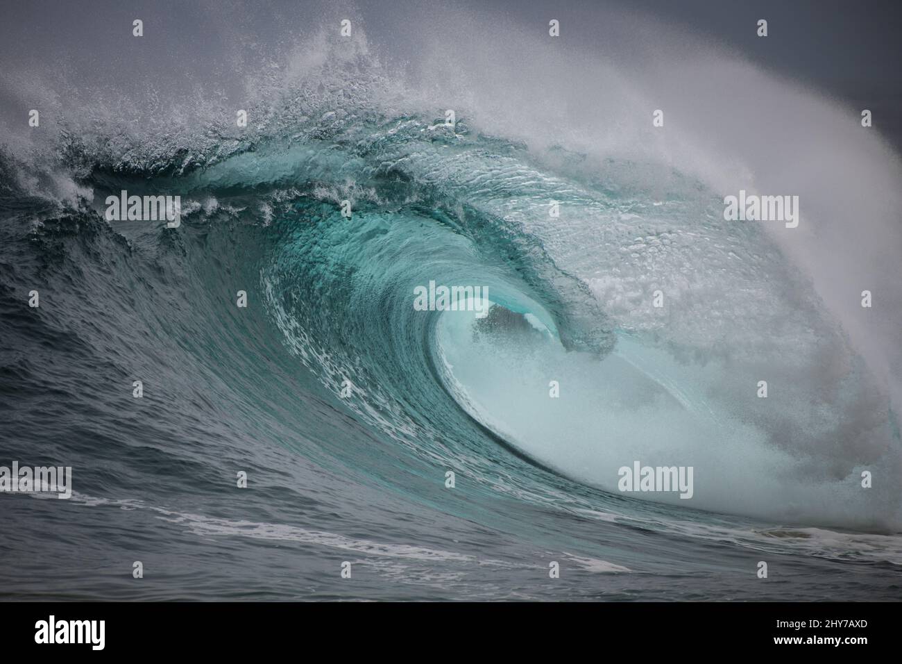 Beautiful shot of surf waves on a sunny day Stock Photo - Alamy