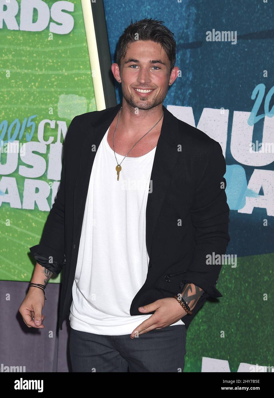 Michael Ray attending the 2015 CMT Music Awards Stock Photo - Alamy