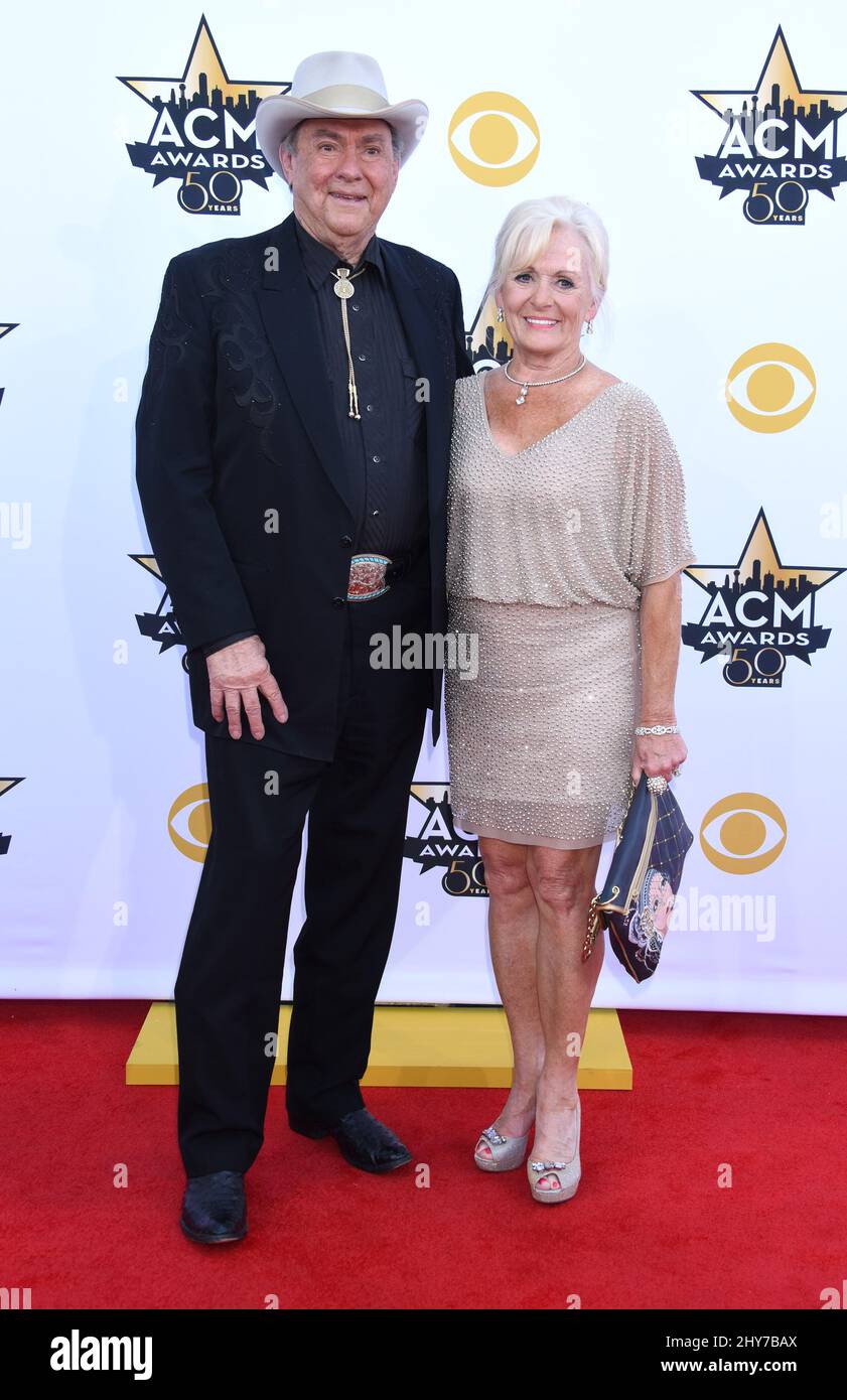 Jim Ed Brown attends the 50th Academy of Country Music Awards held at ...