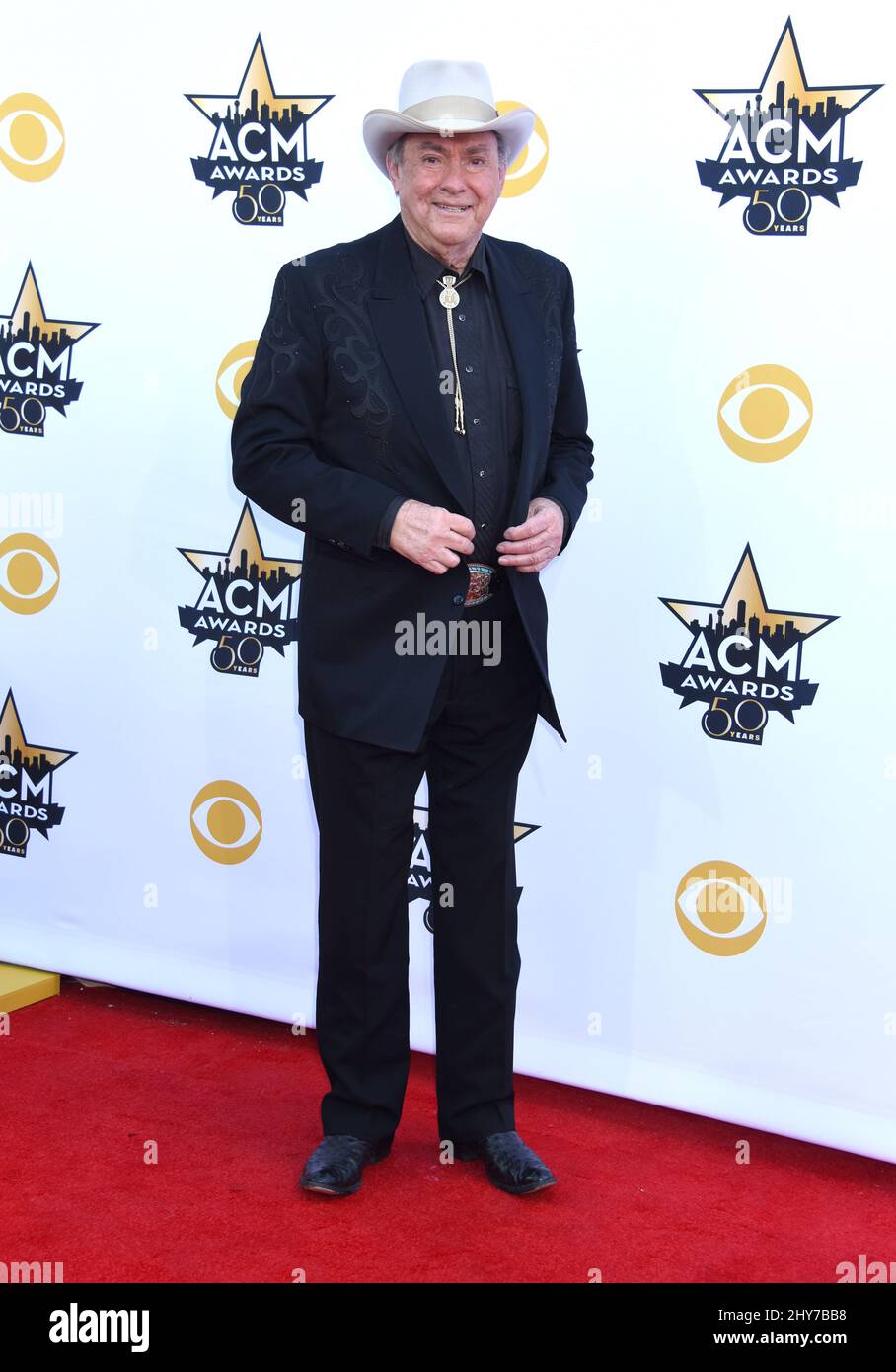 Jim Ed Brown attends the 50th Academy of Country Music Awards held at ...