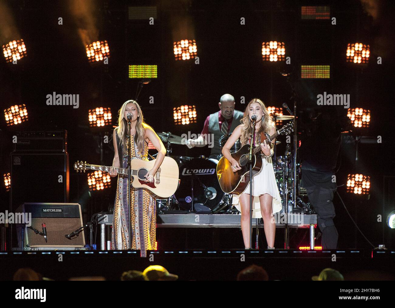 Maddie and Tae perform live on stage during day two of the 2015 Country ...