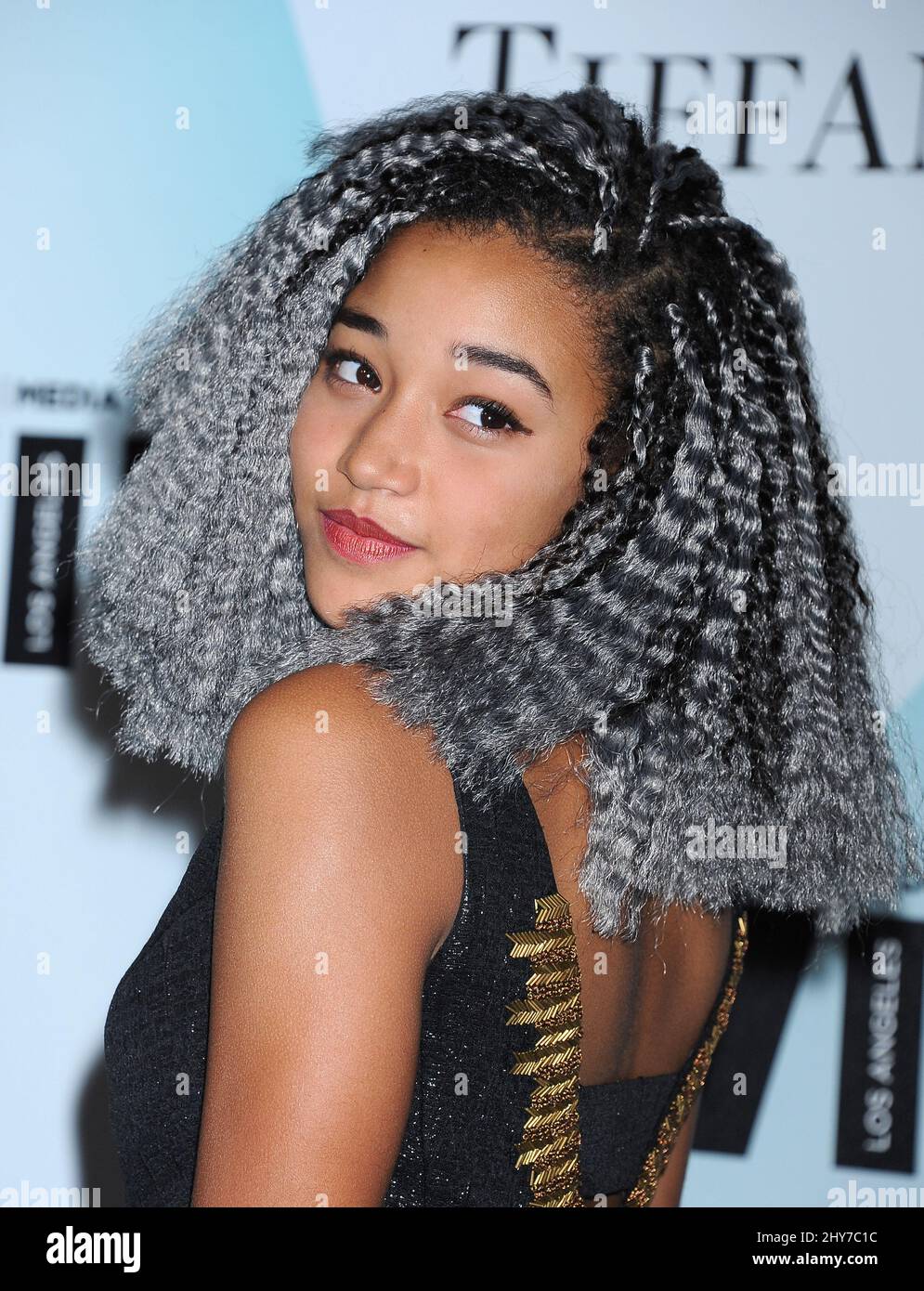 Amandla Stenberg attends the Women In Film 2015 Crystal + Lucy Awards ...