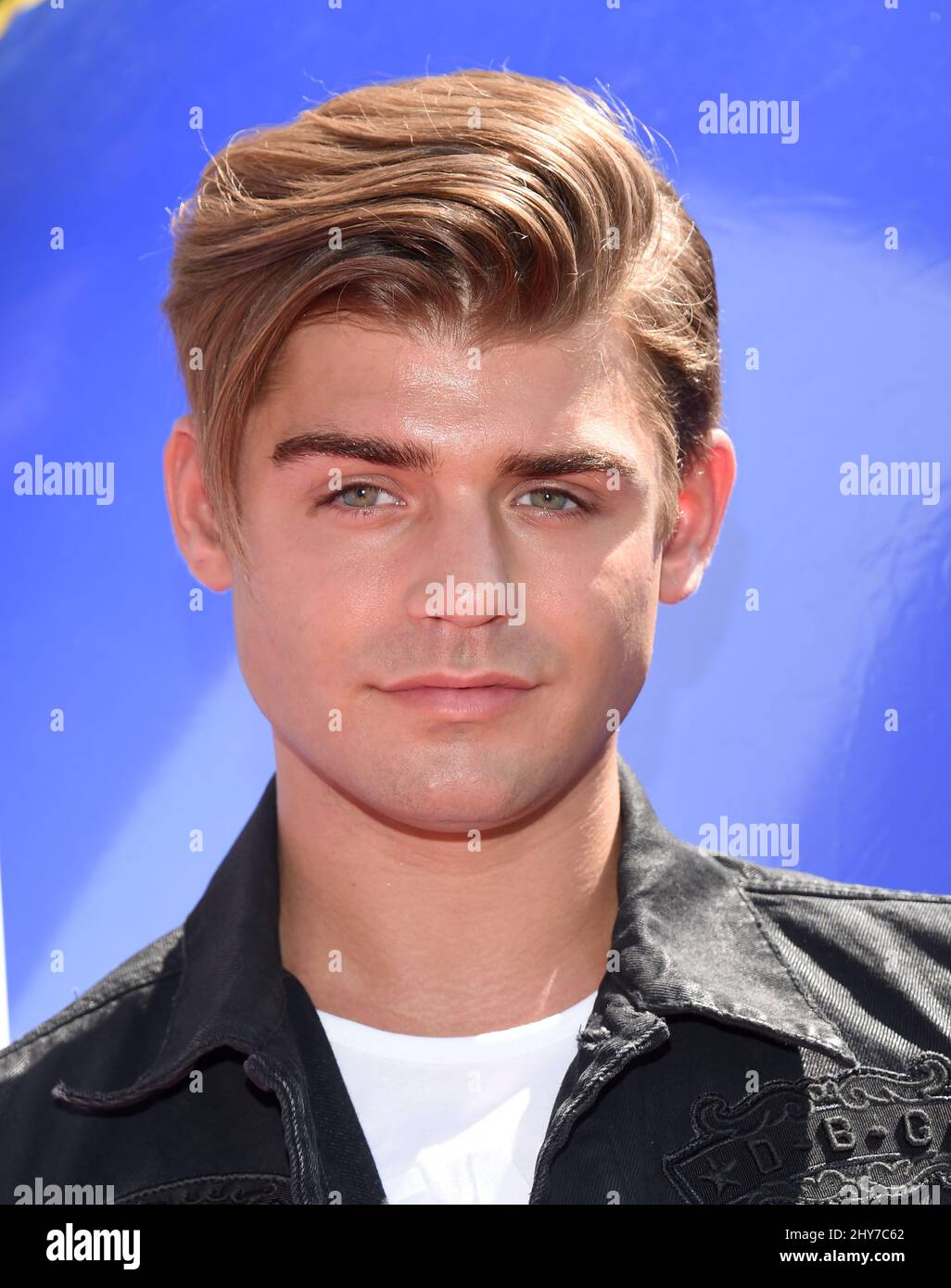 Garrett Clayton arriving for the Teen Beach 2 premiere held at the ...