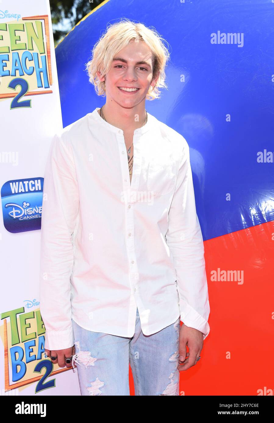 Ross Lynch arriving for the Teen Beach 2 premiere held at the Disney ...