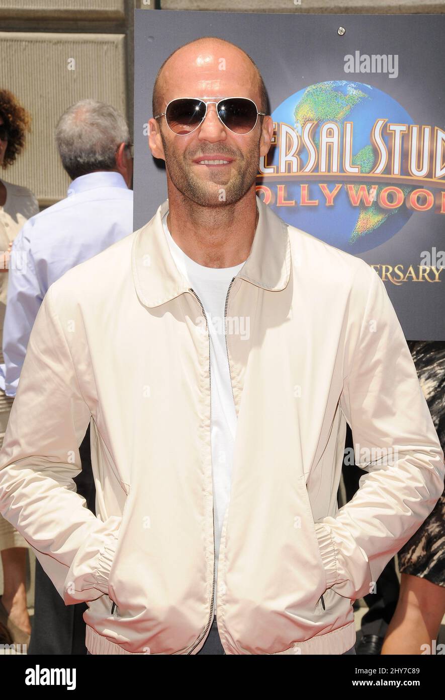 Jason Statham arriving for the opening of the 'Fast & Furious ...