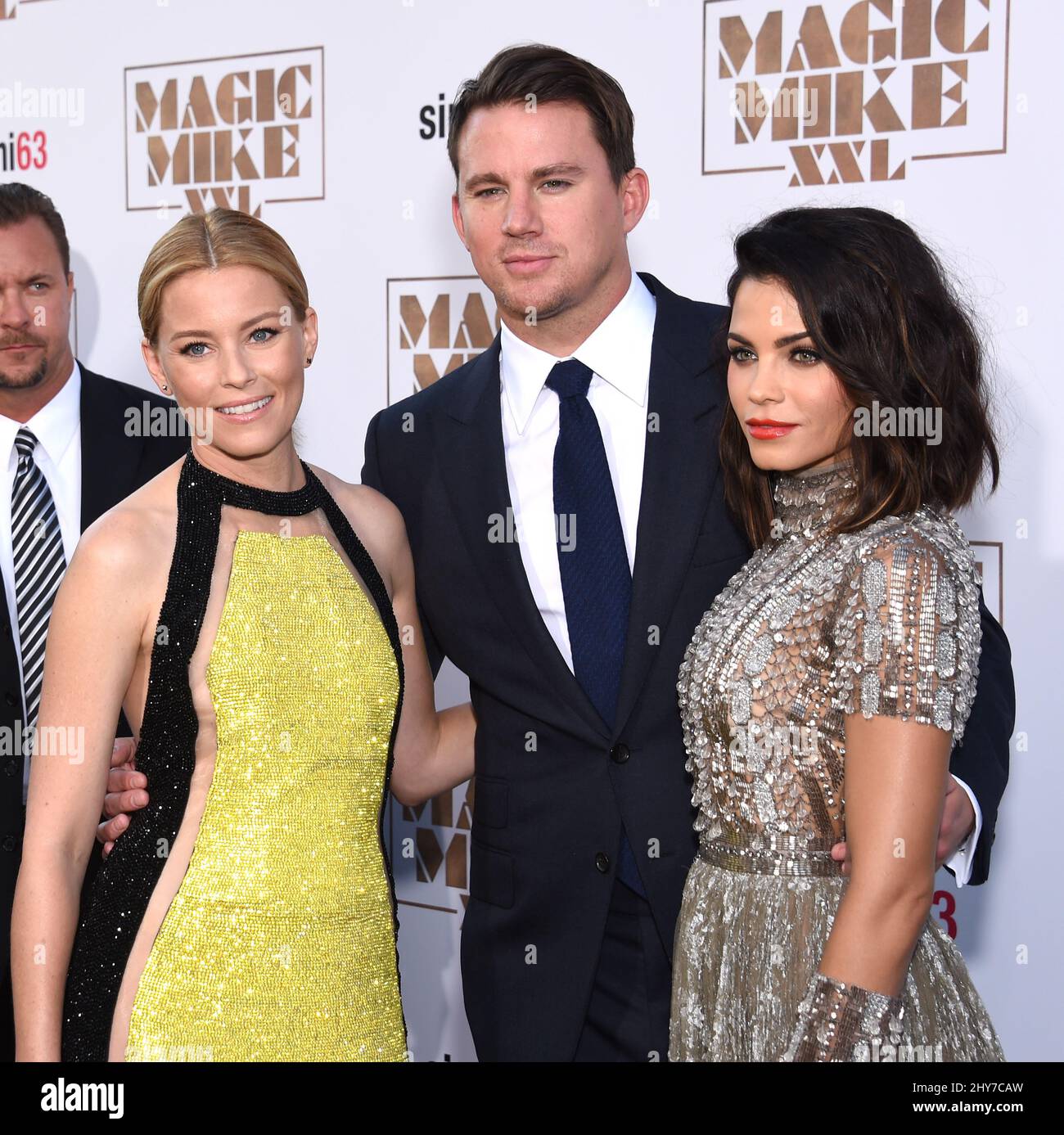 Elizabeth Banks, Channing Tatum and Jenna Dewan Tatum attending "Magic ...